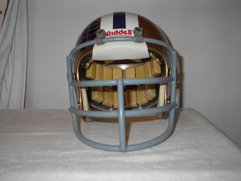 Throwback University Of Akron Helmet