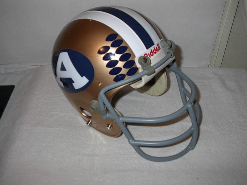 Throwback University Of Akron Helmet