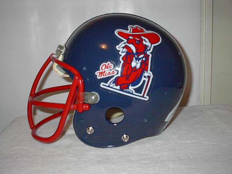 Throwback University Of Mississippi Helmet