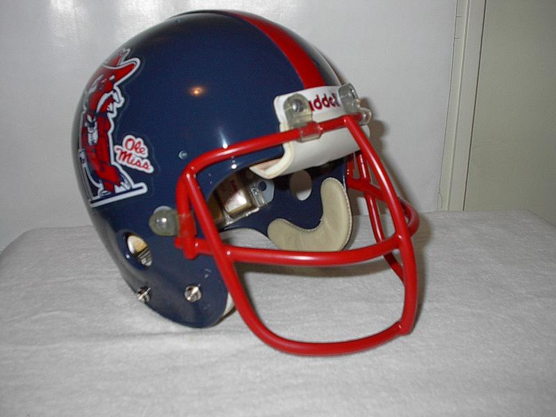 Throwback University Of Mississippi Helmet